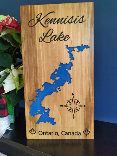 Kennisis Lake Sign | Made On Brookhouse