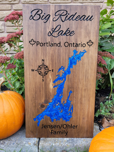 Big Rideau Lake Sign | Made On Brookhouse