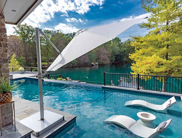 unique pool umbrellas