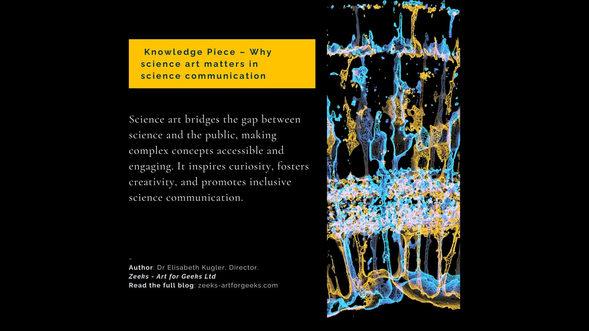 #004 Why science art matters in science communication