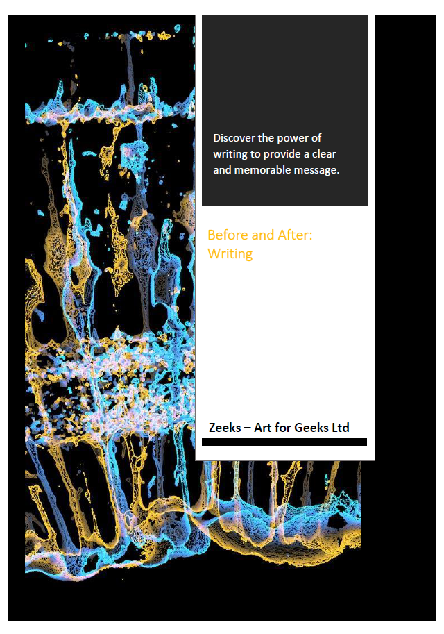 Before and after: Writing | Zeeks