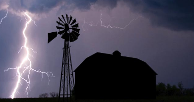 How to Practice Tractor Safety During a Lightning Storm
