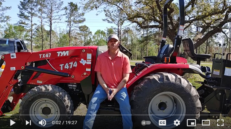 TYM T474 Tractor With Backhoe Overview and Review