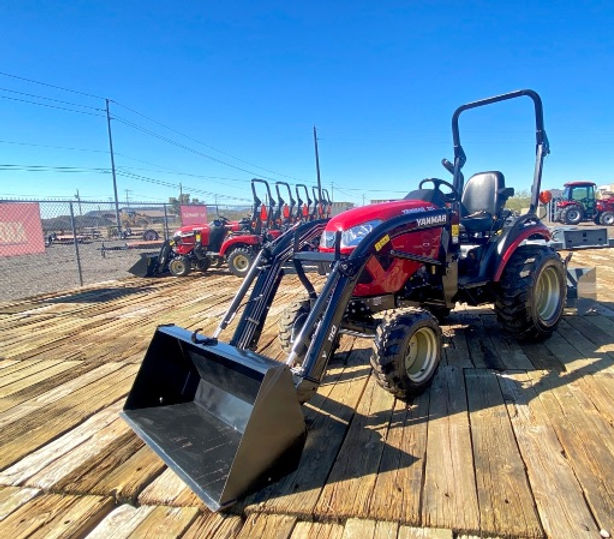 SPECIAL --- 2019 Yanmar 324BXL-TL 25HP 4x4 Tractor Loader with Box Blade