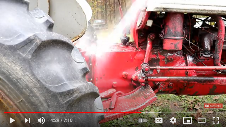 How To Easily Remove The Toughest Baked-in Grease and Grime From a Tractor