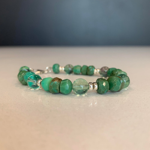 Chrysoprase Zac Bracelet | AinsleyFineJewellery