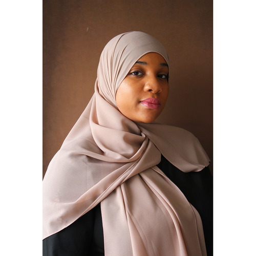 Cream Premium Luxury Chiffon Hijab | modestgirlz