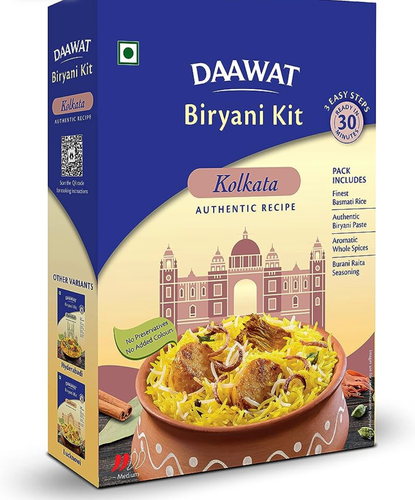 Daawat Biryani Kit Kolkata | Authentic Recipe | Ready in 30 min | Ready ...