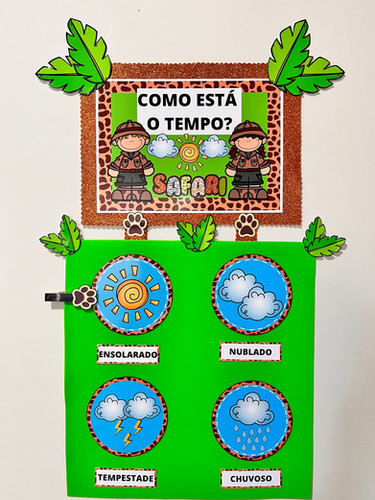 COMO ESTÁ O TEMPO? SAFARI | Professora Fernanda