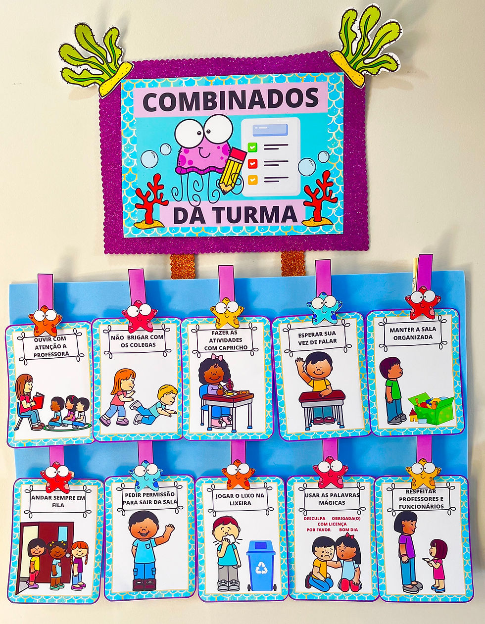 COMBINADOS FUNDO DO MAR | Professora Fernanda