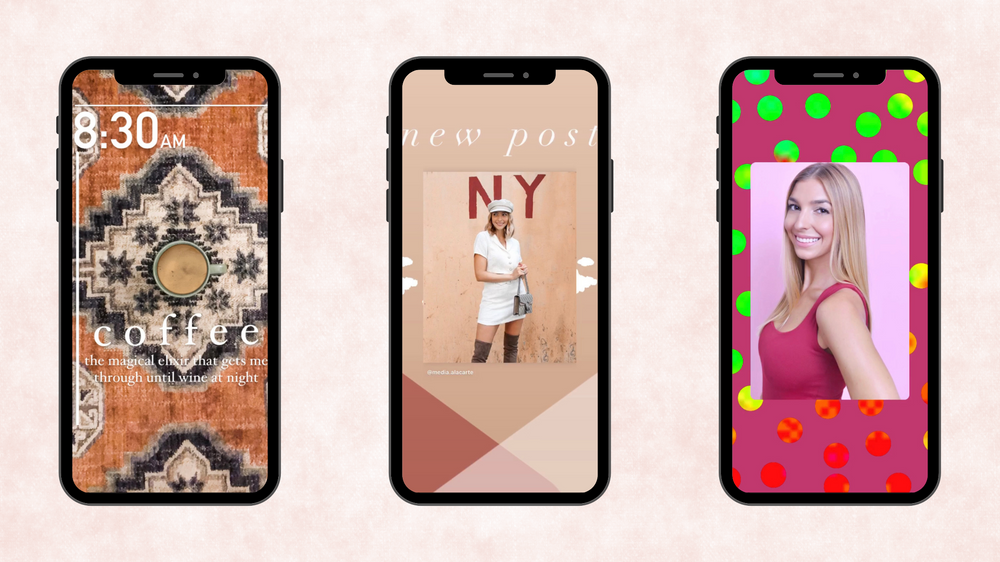 3 Cute Designs to Try on Your IG Stories