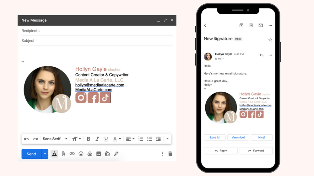 How to Create An Aesthetic Email Signature