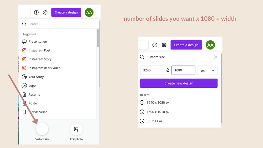 How to Create a Seamless Carousel Instagram Post with Canva