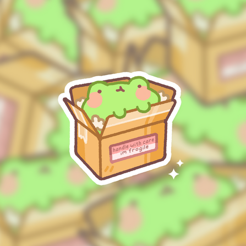 Frogile Vinyl Sticker | Sinnin