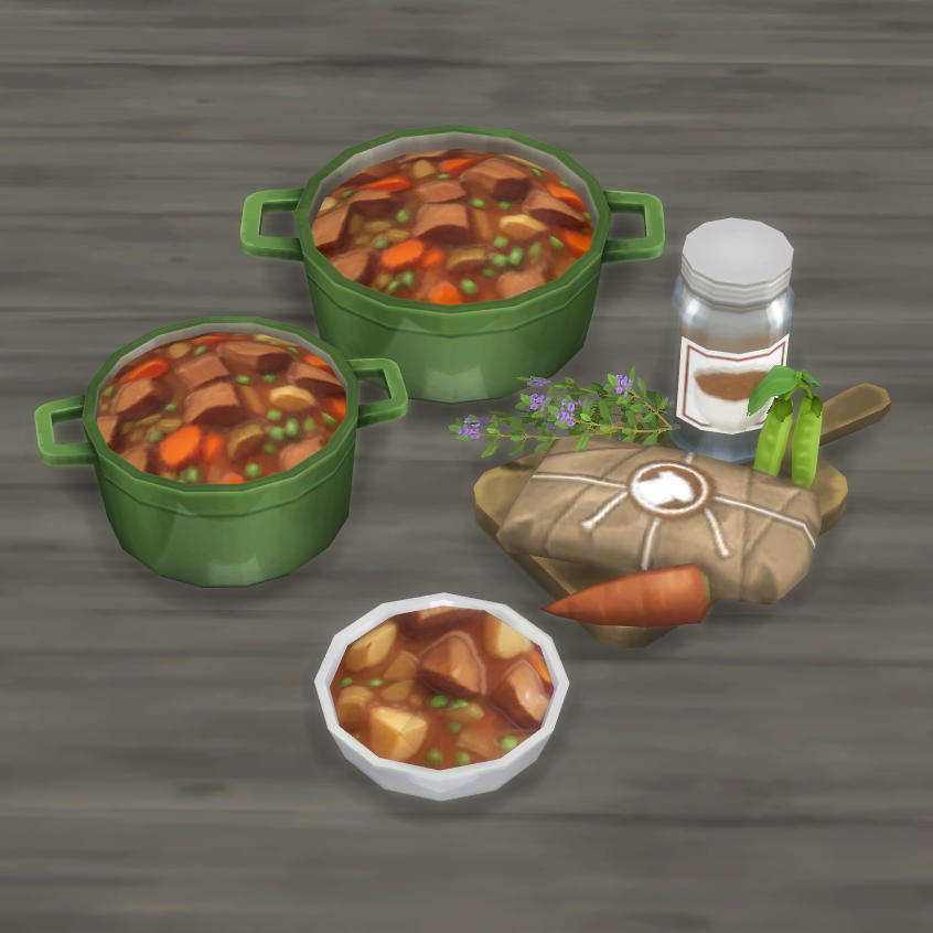 Irish Lamb Stew · Sims 4 Food CC