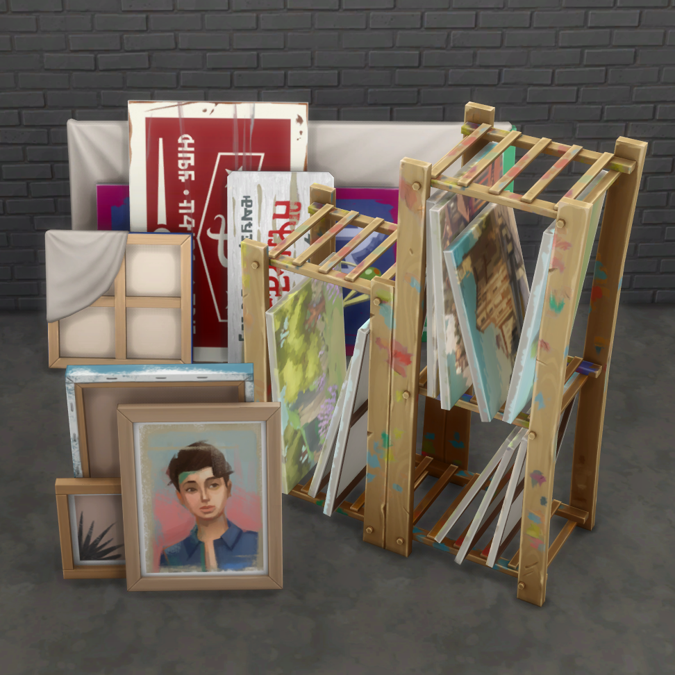 Lotsa Storage! Paintings · Sims 4 Mods