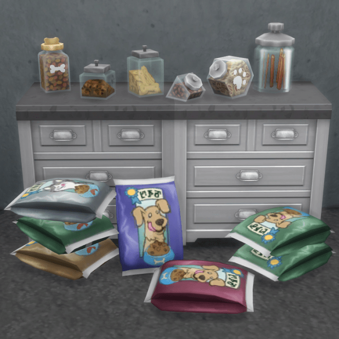 Pet Food & Snacks · Sims 4 CC Objects