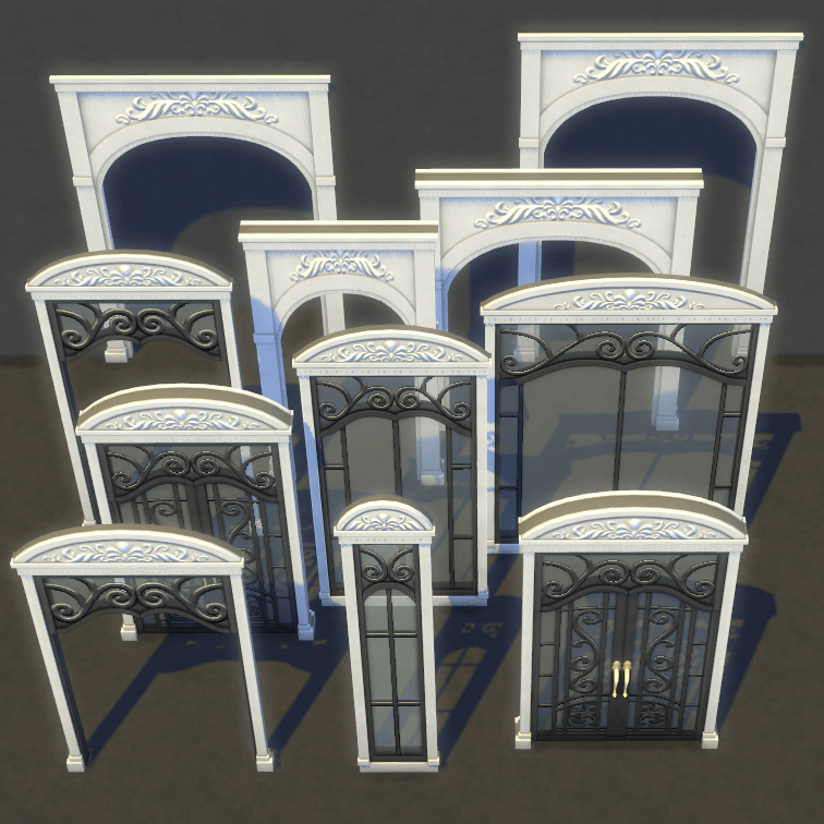 Upscale Window and Door Addon · Sims 4 CC Objects