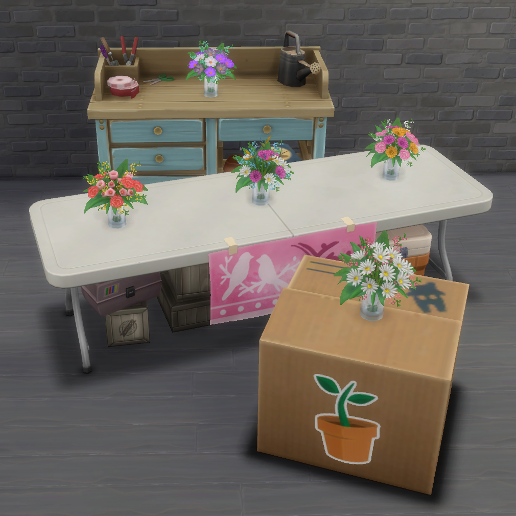 Store Your Wedding Bouquets · Sims 4 Mods