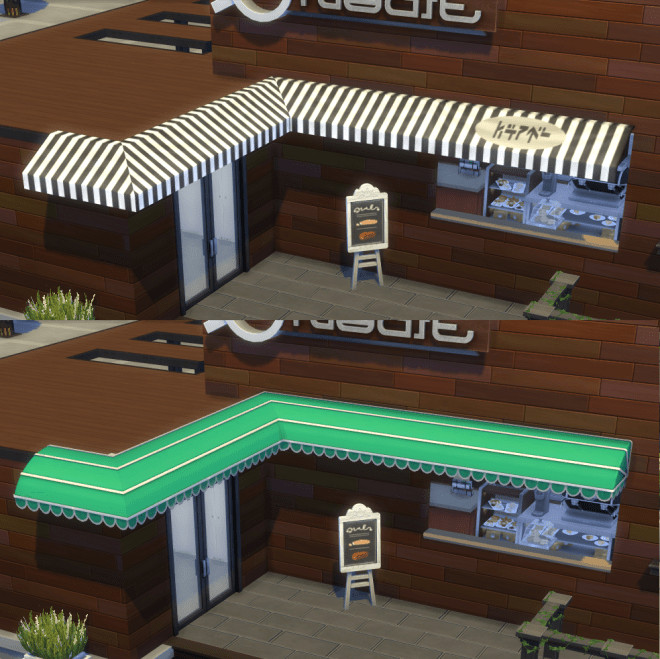 Modular Awnings · Sims 4 CC Objects
