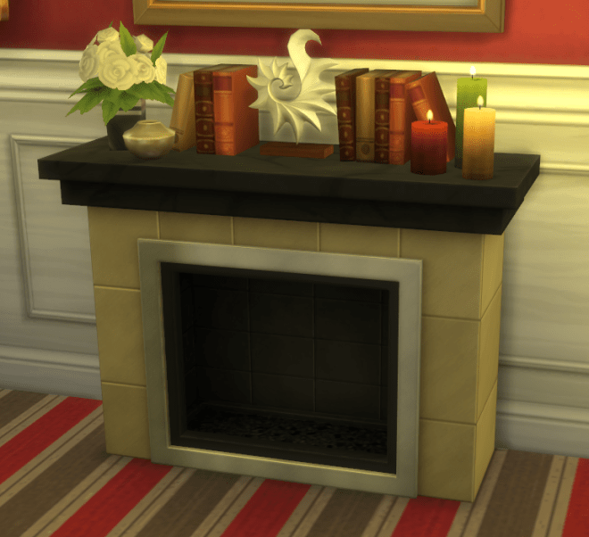 In The Mood Fireplace · Sims 4 CC Objects
