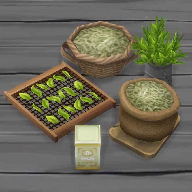 White Tea Milled Ingredient - The Sims 4 Mods - CurseForge