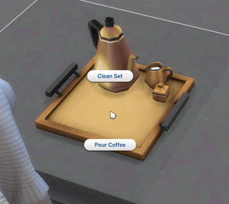 Vintage Coffee Serving Set · Sims 4 Mods