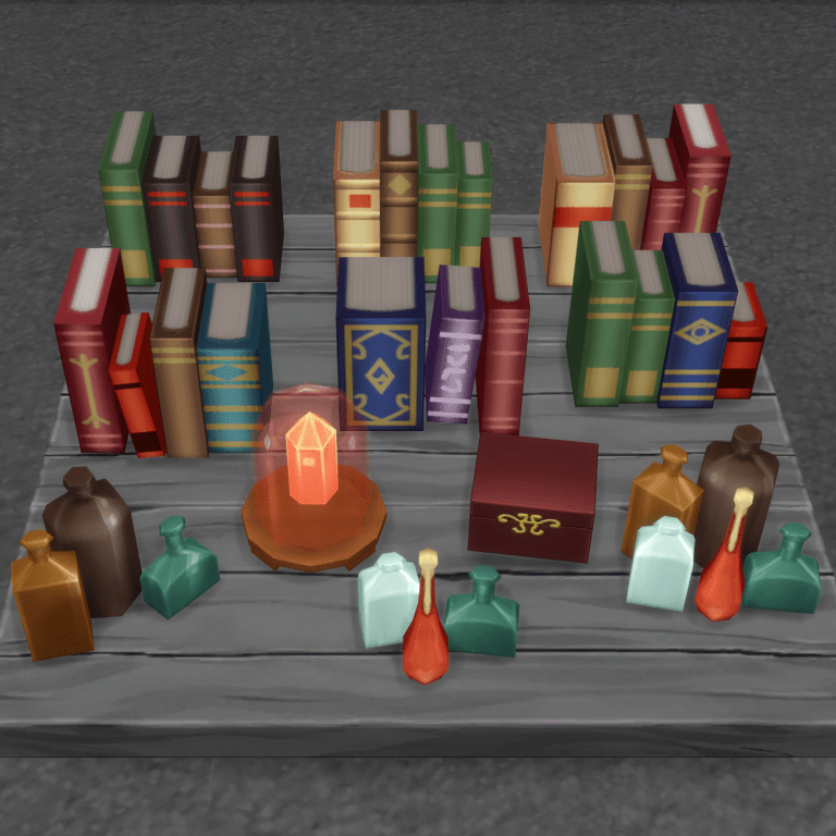 Spellbound Clutter · Sims 4 CC Objects