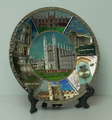 Cambridge Decorative Metal Plate | Indelibly Cambridge