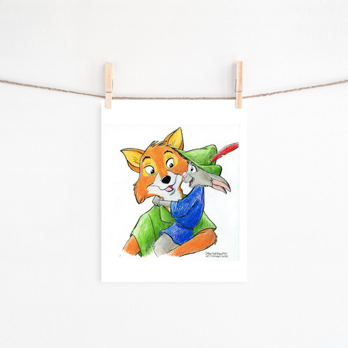 Robin Hood Art Print | brittneyannart