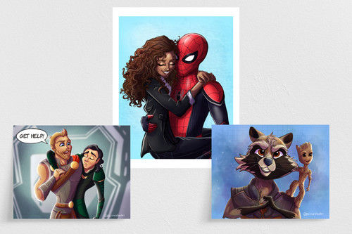 Marvel Print Bundle Gift Set | brittneyannart