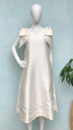 Cherish Off White Gazaar Dress (For Pre-Order) | C&C