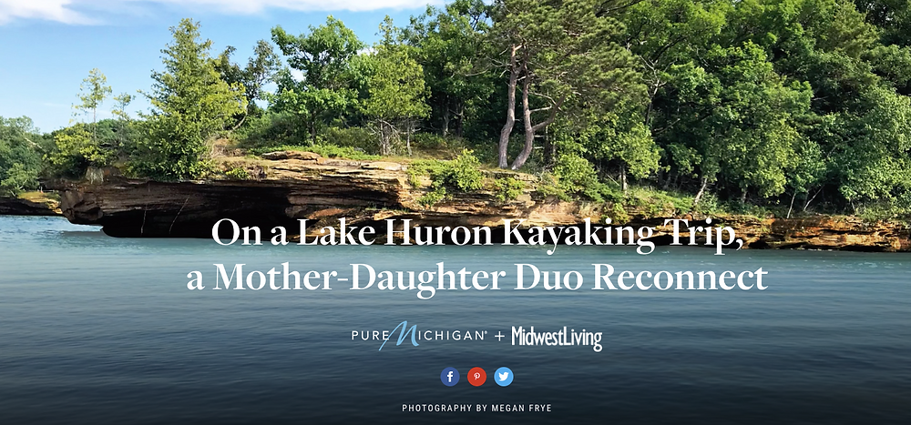 On kayaking mighty Lake Huron