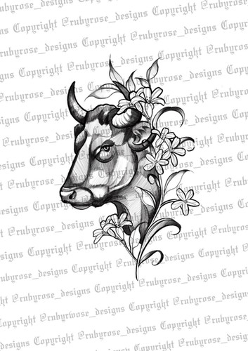 The Taurus Bull | Ruby Rose Designs