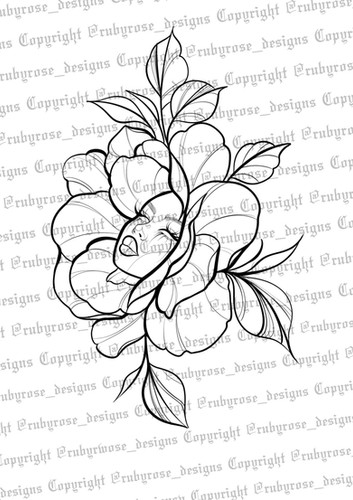 Matching Flower Head two | Ruby Rose Designs