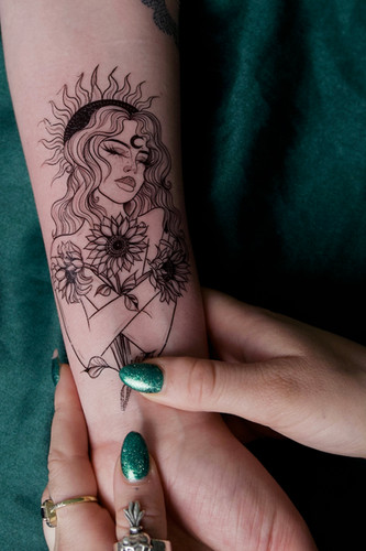 Safia Temporary Tattoo | Ruby Rose Designs