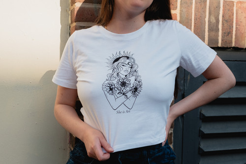 SAFIA Baby Tee | Ruby Rose Designs