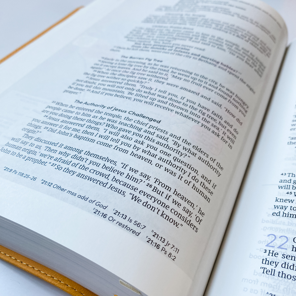 CSB Lifeway Women's Bible - Marigold | Joy Creative Bibles