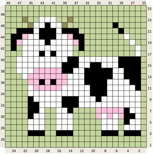 COW C2C CHART - FREE | The Crafty Co