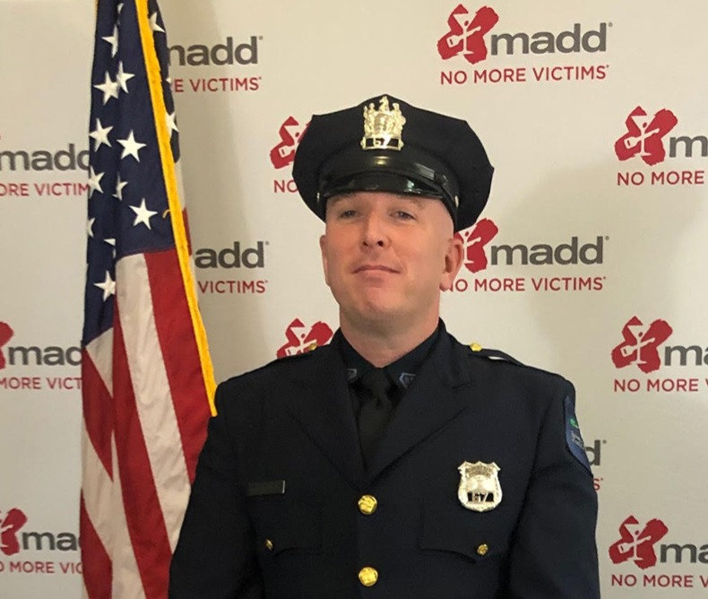 Officer Ahearn Helps Save A Life While Off-Duty