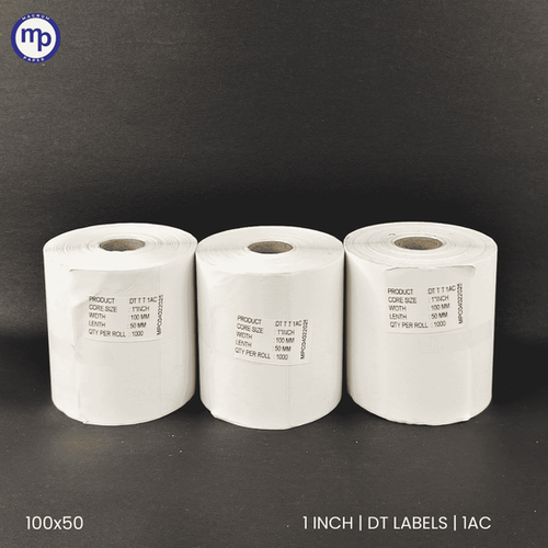 100x50mm| DT Barcode Labels| 500 Rolls| 5 Rolls | SSR SOLUTIONS