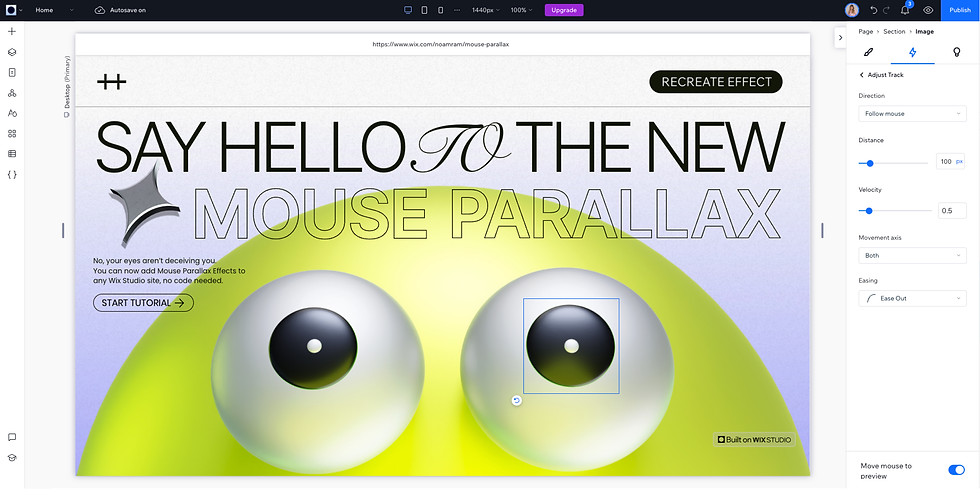 Home | mouse parallax