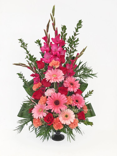 Pink Gerbera Arrangement A-11 | marinasflowers