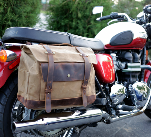Triumph Bonneville 2001 - 2015 Saddle Bag (Single) With Custom Frame ...