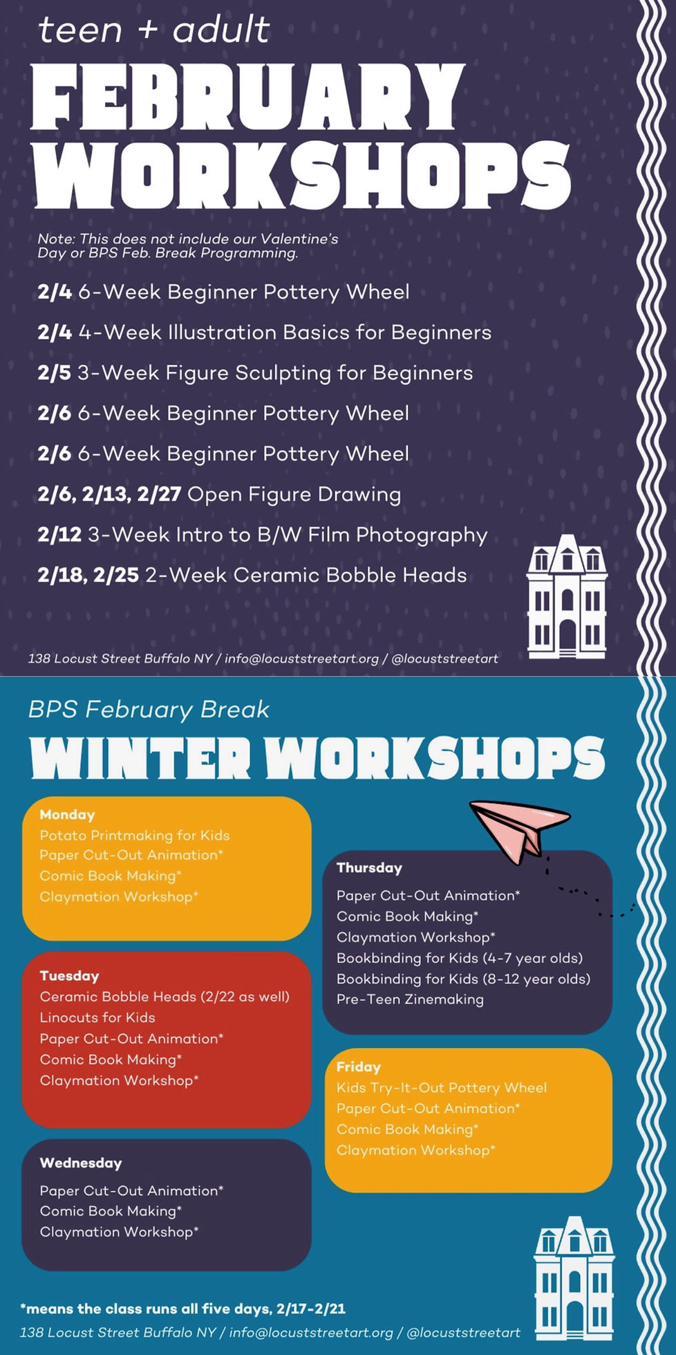 Locust Street Art | Free Art Classes | 138 Locust Street, Buffalo, NY, USA