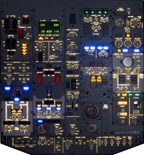 B737 FWD Overhead Panel | AGRONN Simulation