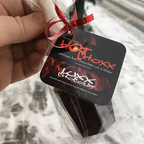 HOT CHOXX HOT CHOCOLATE ON A STRAW - CINNFUL SINGLE | Luxx Chocolat