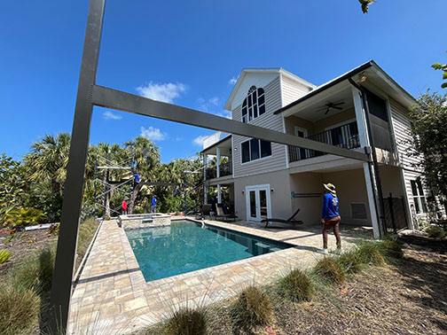 Two story Panoramic Pool Enclosure