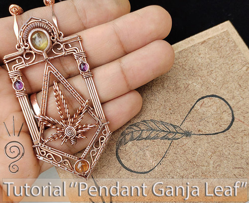 Tutorial Pendant Ganja Leaf | TracyArtes