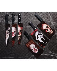 Ghostface butcher knife and cleaver | Crypt Keepers